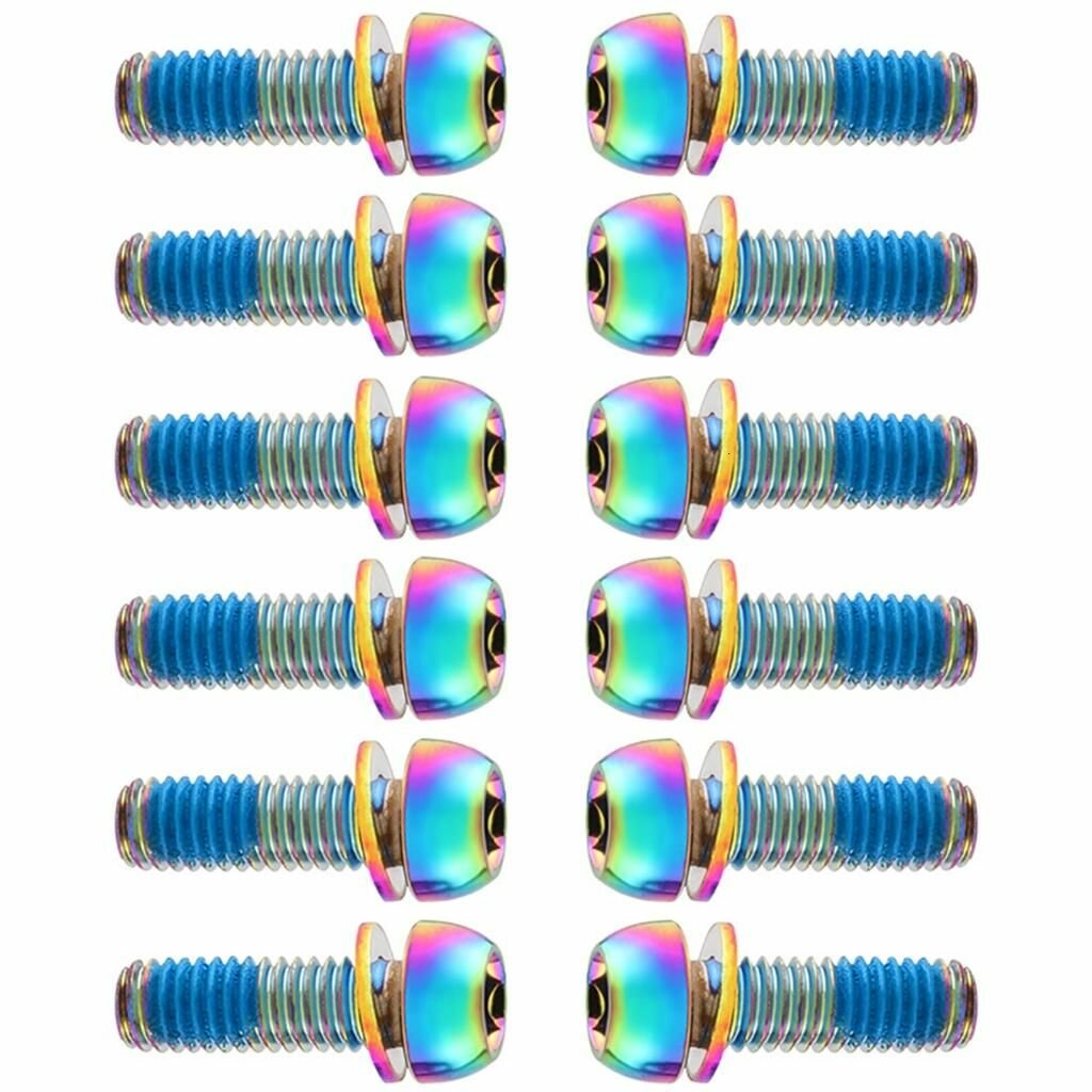 12 шт. Болты для крепления шатуна велосипеда, Цвет