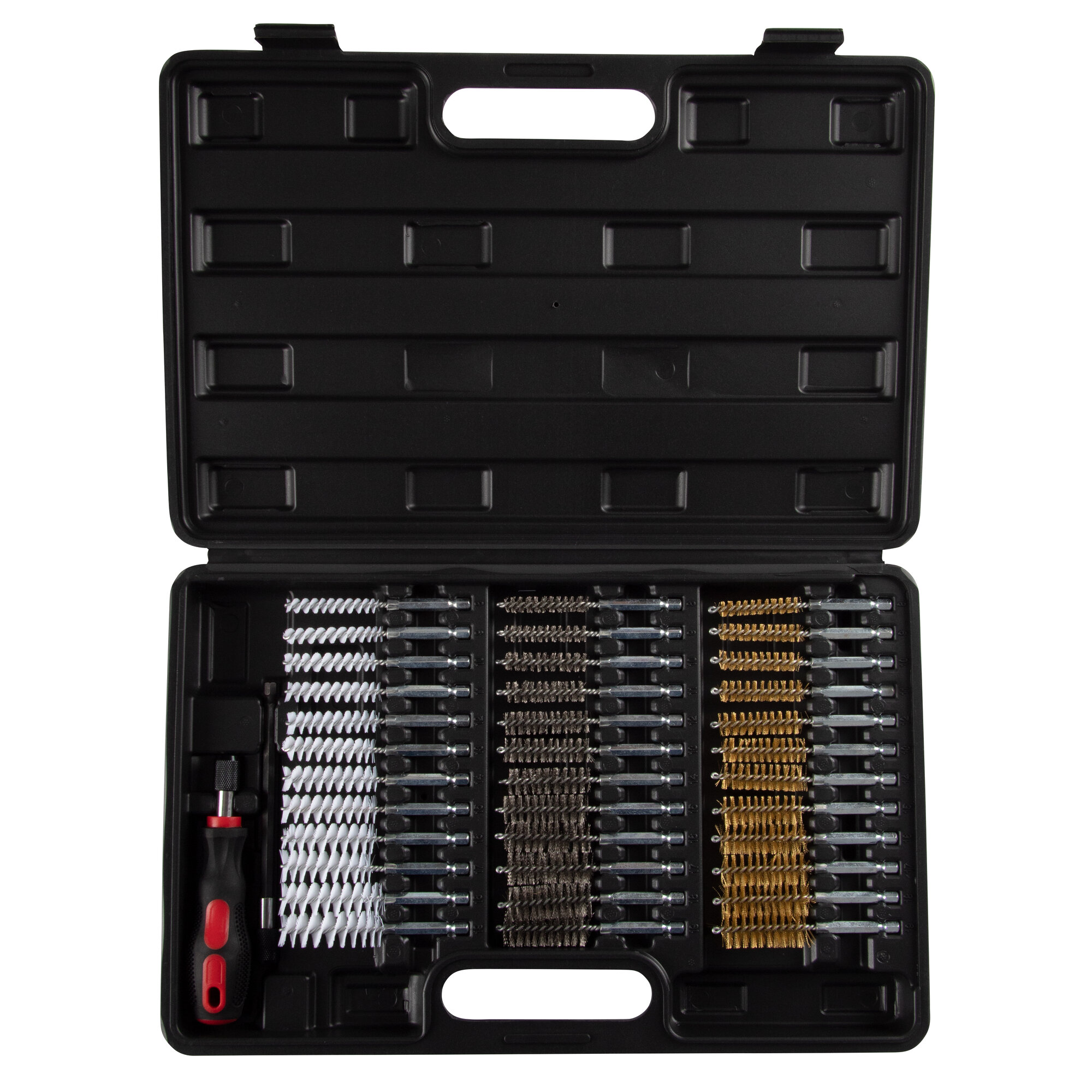 Набор ершиков для чистки гнёзд свечей зажигания, кейс, 38 предметов AFFIX AF10312038C