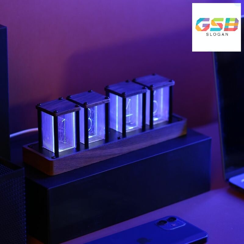 Винтажный электронный будильник с полноцветной LED-подсветкой (умная синхронизация по Wi-Fi, 16 млн цветов)