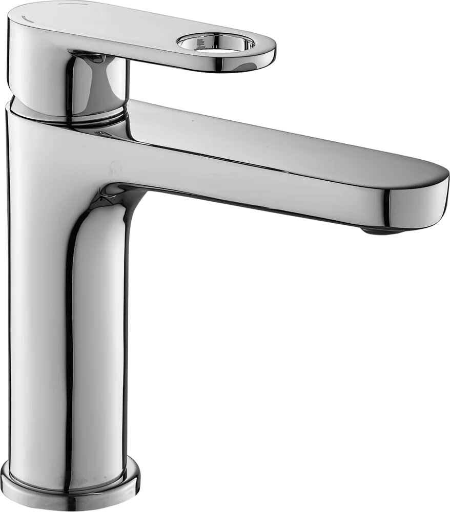 Смеситель для раковины Rossinka RS33 RS33-13 хром, глянцевый, кран для ванной в раковину, из латуни, рычажный, с керамическим картриджем