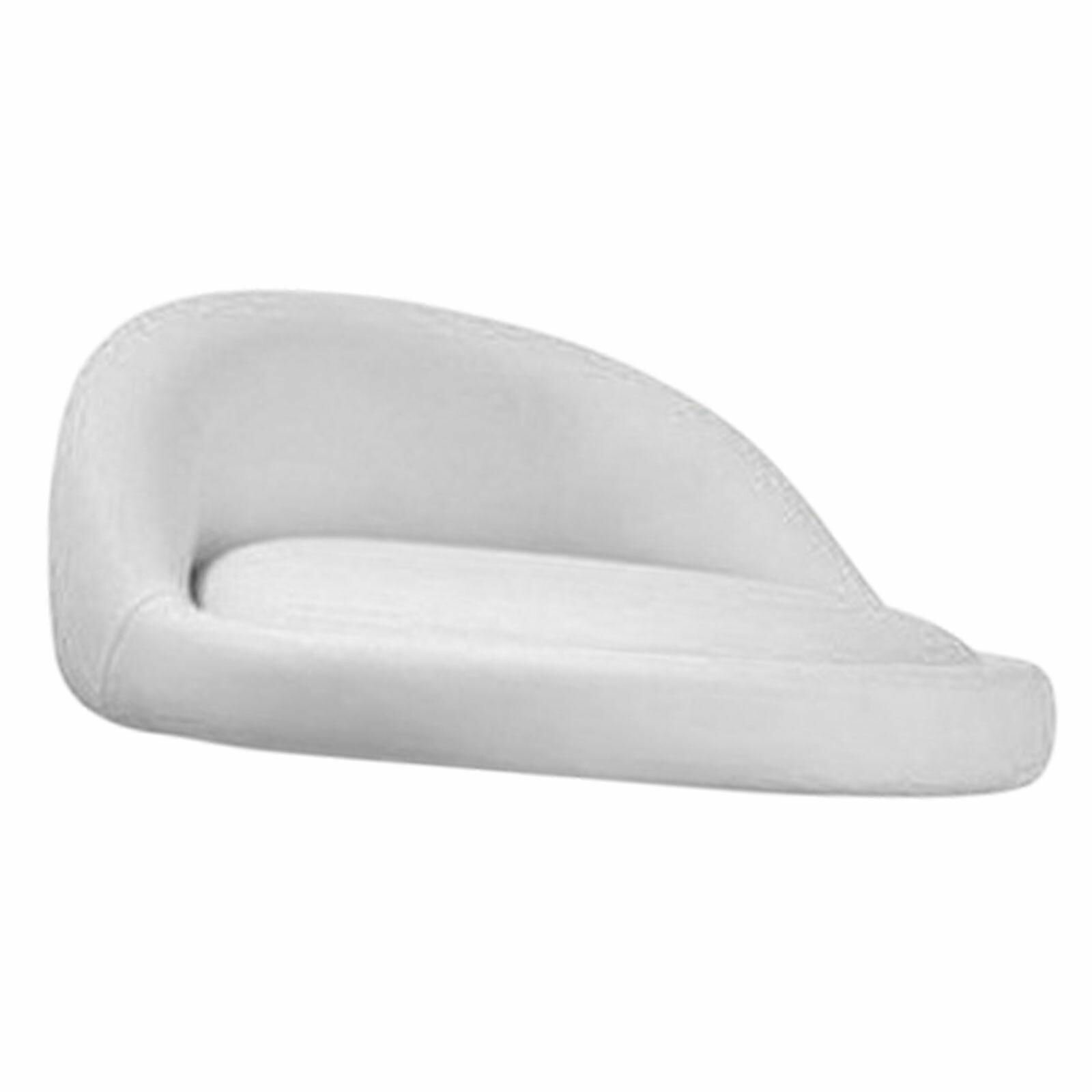 Запасное сиденье для барного стула, круглое, белое, из искусственной кожи, диаметр 38 см, для кухни и дома