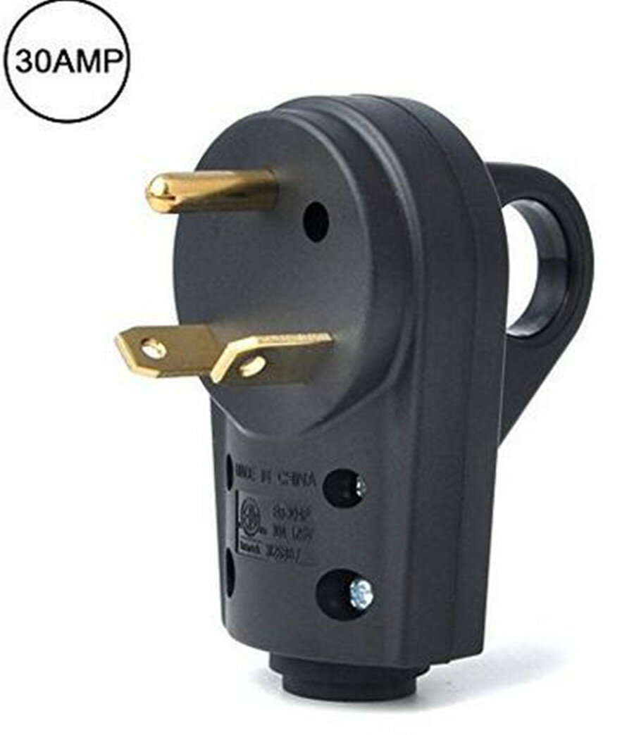 Замена штекера для кемпера/трейлера/прицепа 125В 30А с ручкой, штекерный адаптер
