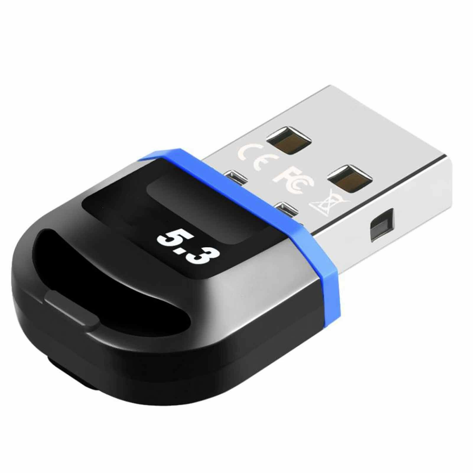 Драйвер USB-адаптера Bluetooth Бесплатная быстрая передача данных Bluetooth 5.3 Dongle Передатчик Приемник для компьютера