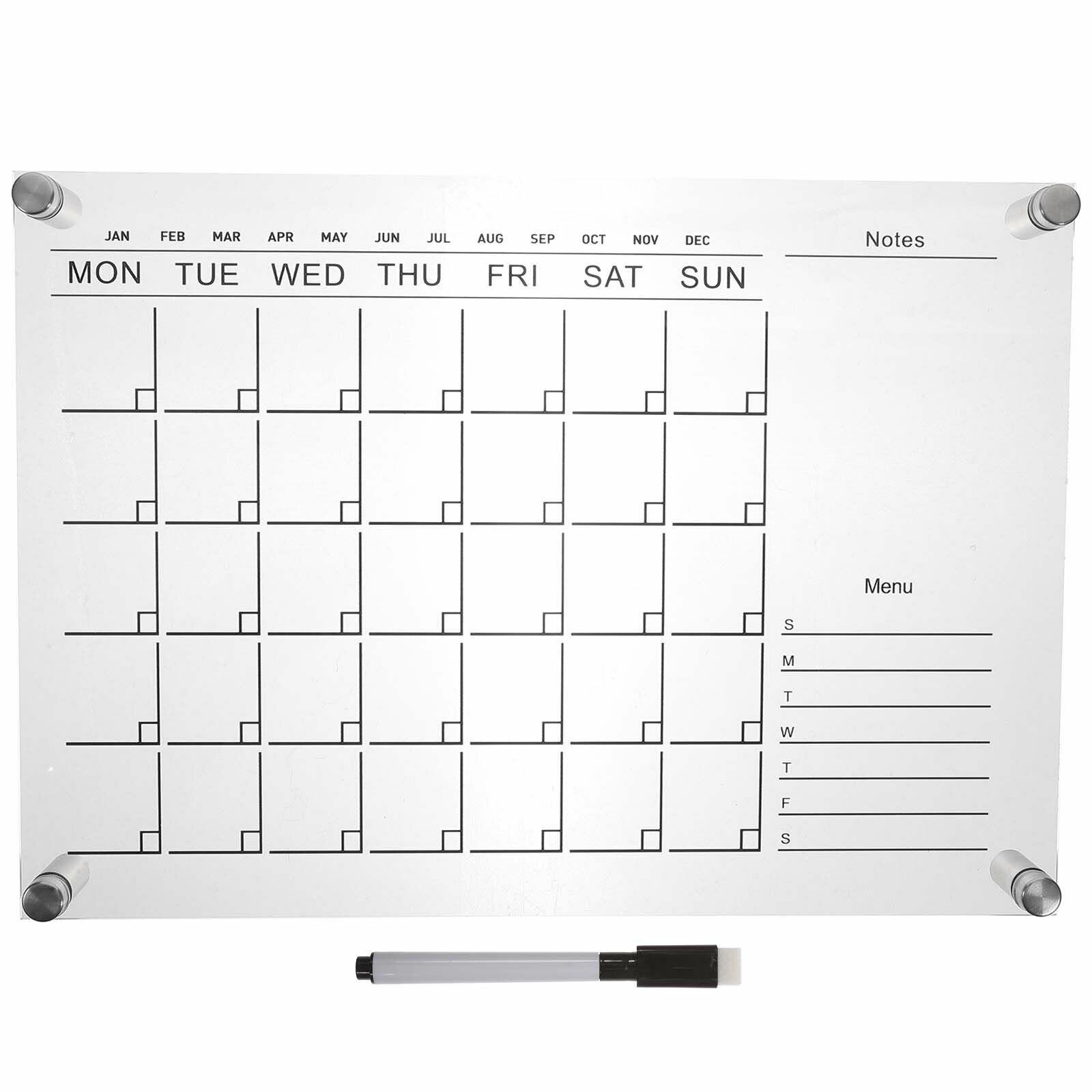 Стабильная и легко устанавливаемая информационная доска 29.7x21 см для дома или офиса--