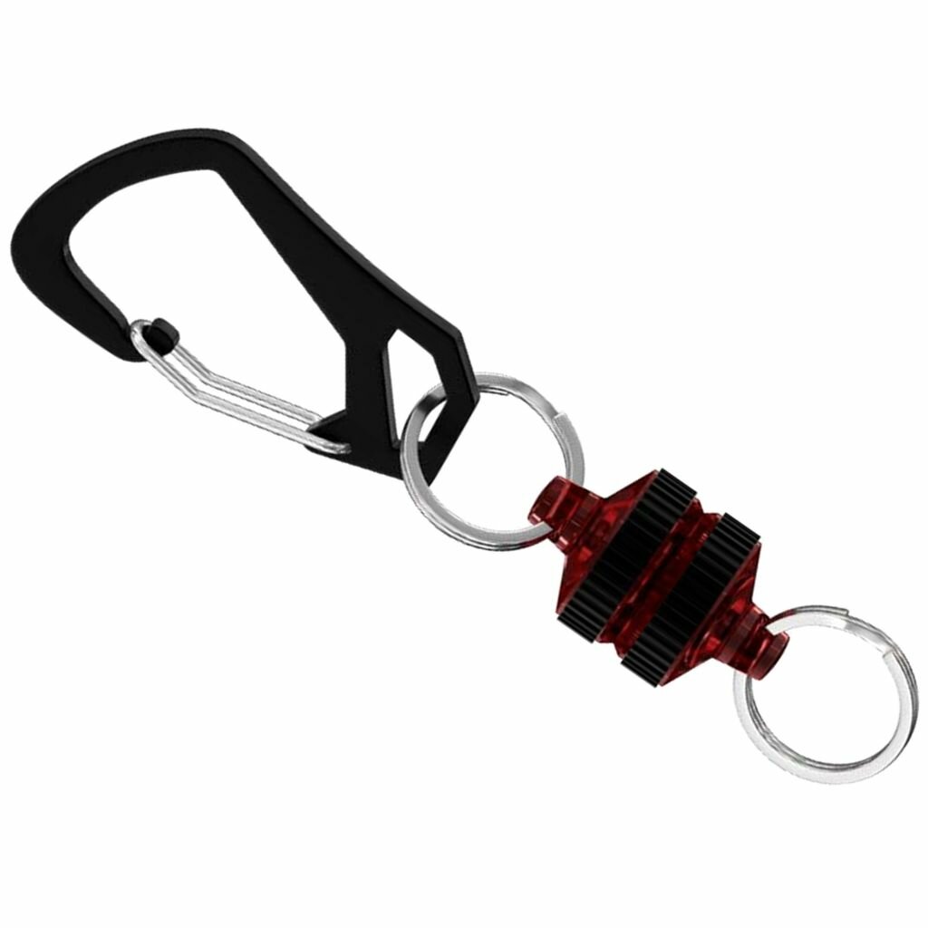 Инструменты для рыбалки, Многофункциональный магнитный карабин - красный