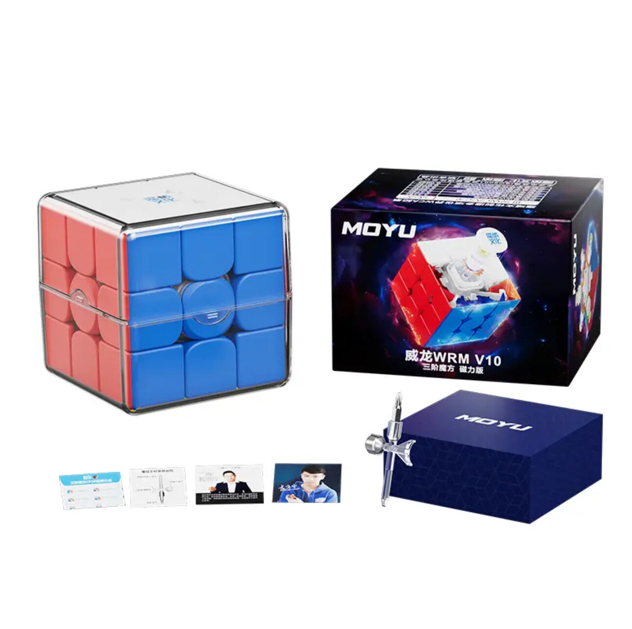 WRM V10 Магнитный 3x3 Скоростной Куб с Матовым Покрытием для Профессиональных Соревнований Гладкое Решение