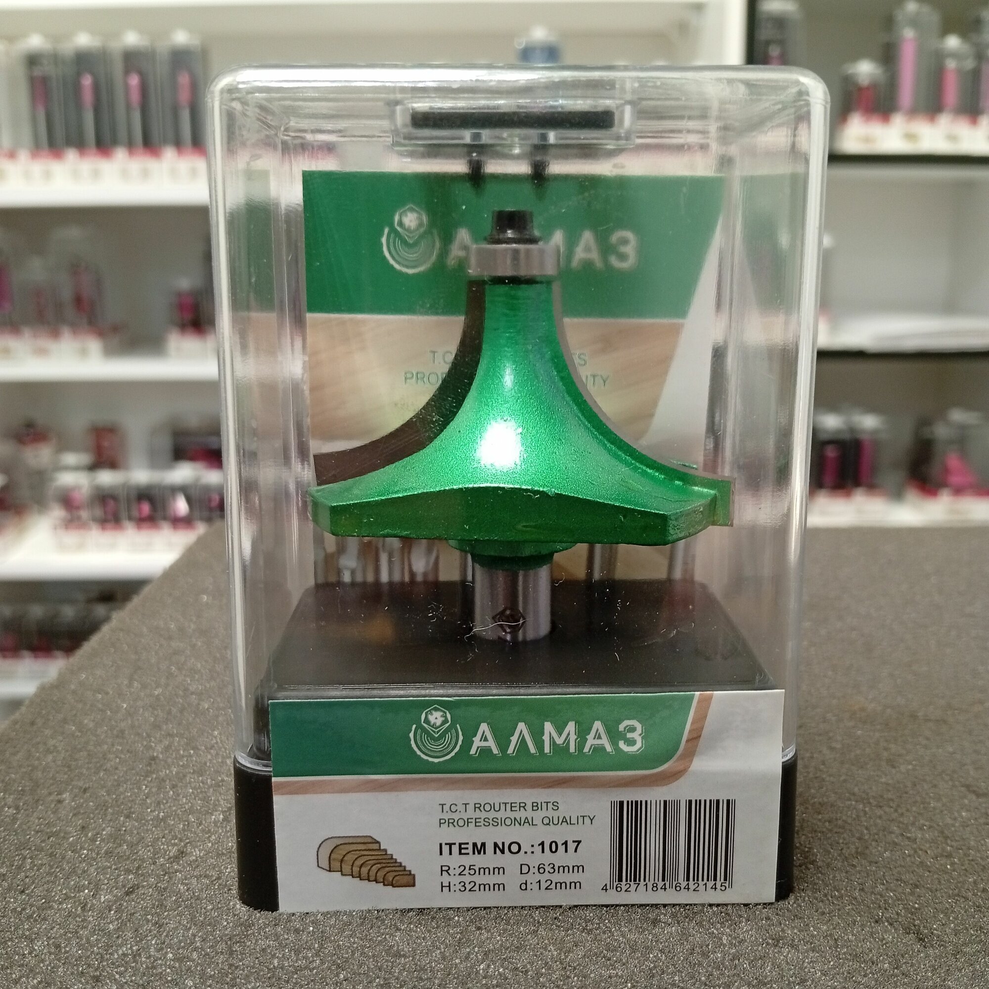 Фреза радиусная алмаз R:25mm D:63mm I:32mm d:12mm