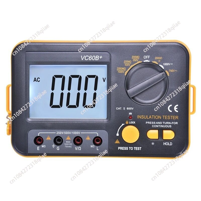 193B цифровой тестер сопротивления изоляции мегаомметр VC60B большой ЖК-дисплей