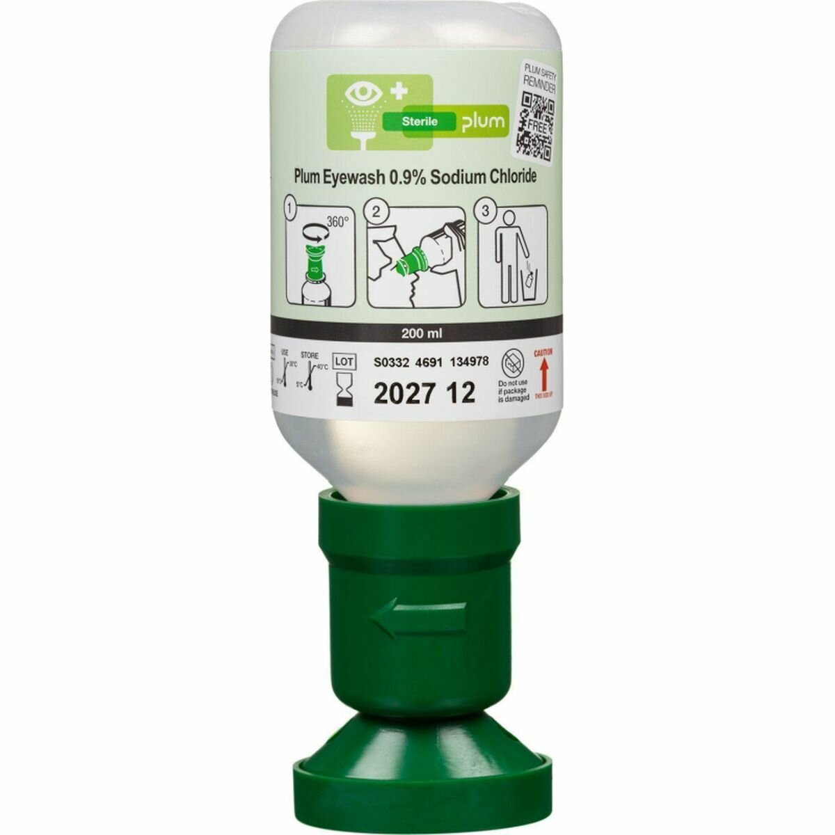 Средство для промывания глаз от инородных частиц Plum Eyewash, 200мл (1787083), 10шт.