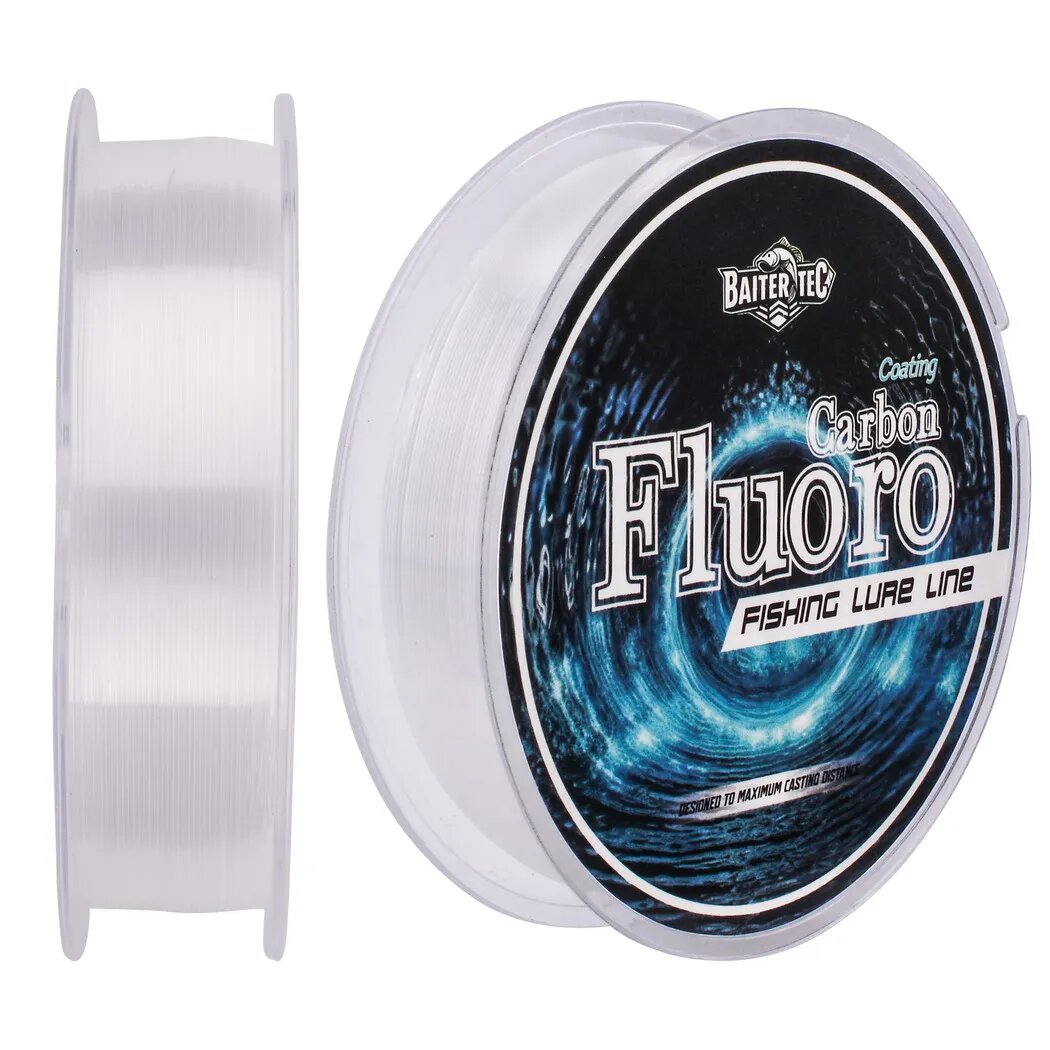 Тонущая леска из углеродного волокна 100 м Япония 0.8(0.14mm)-4LB, Clear-100M