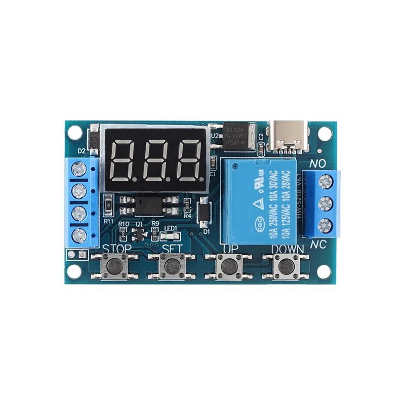 Цифровой таймер отключения STLXY 10 Pcs, Type-c Relay