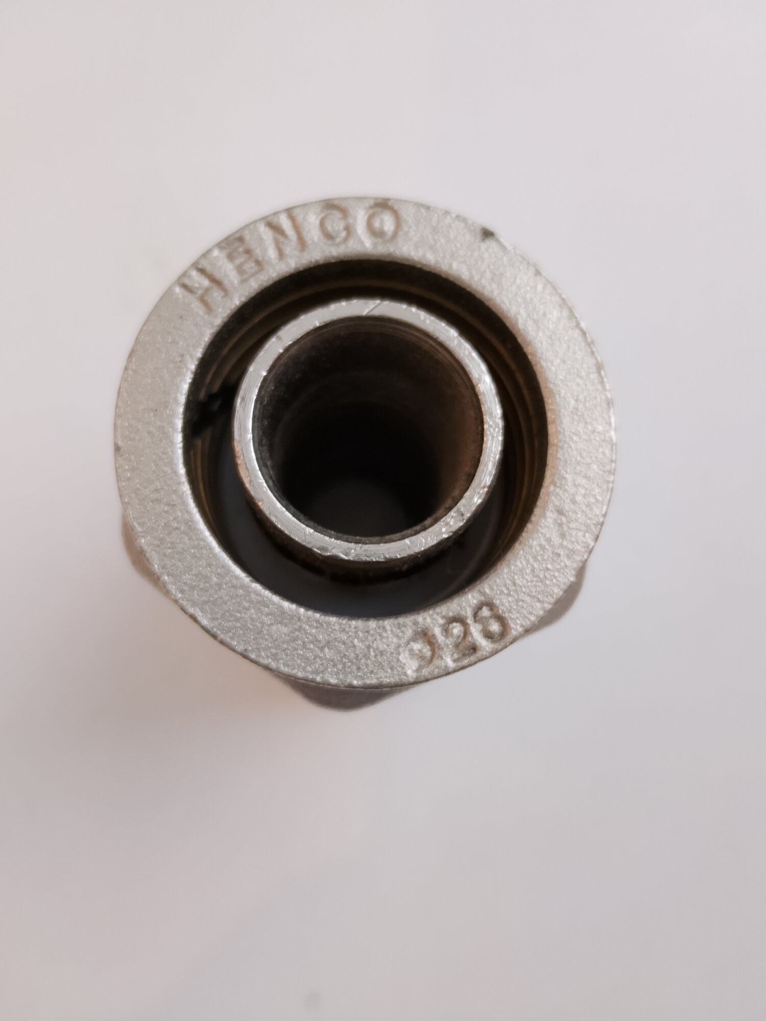 Муфта обжимная, HENCO, хром, для металлопластиковых труб 26 мм