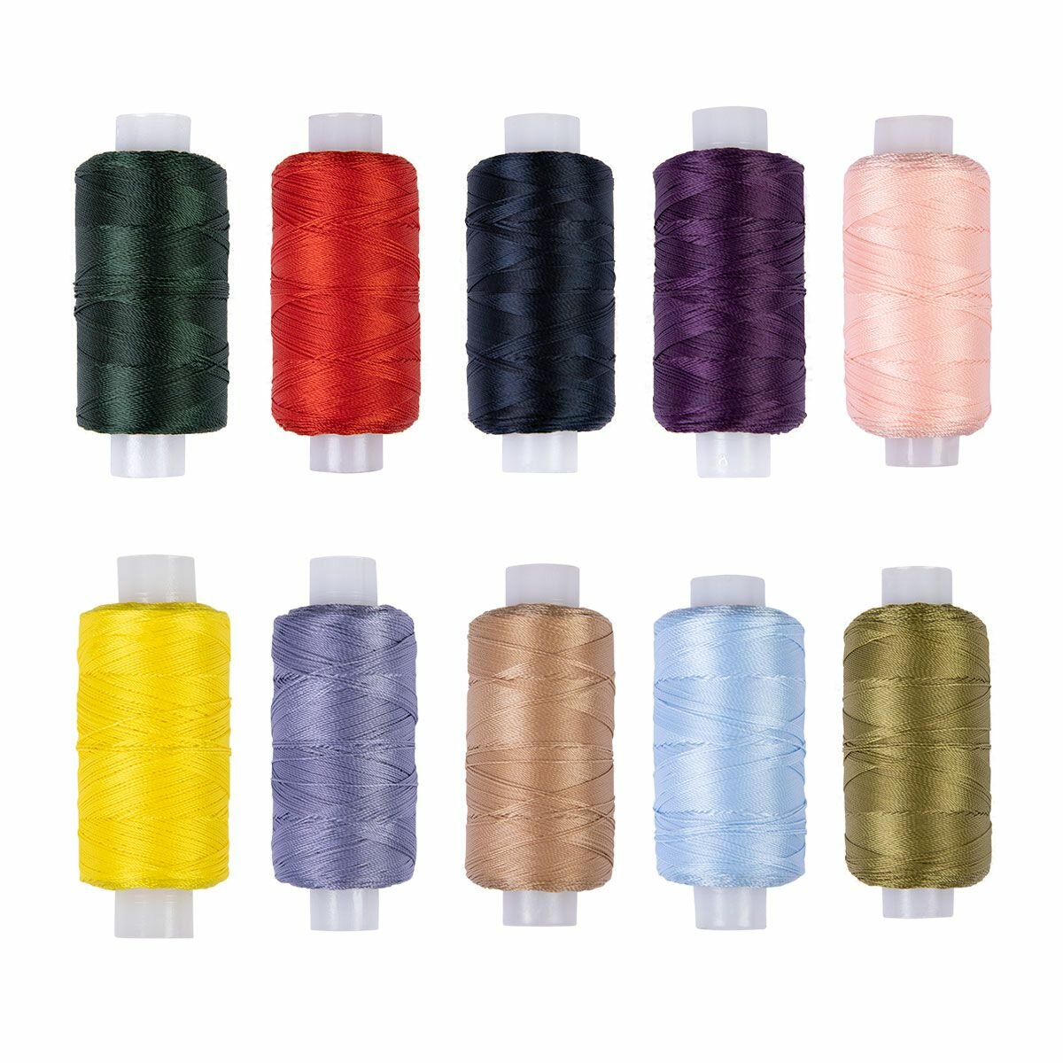 Капроновые обувные 50К 100% полиамид 200 м 10 шт Ассорти