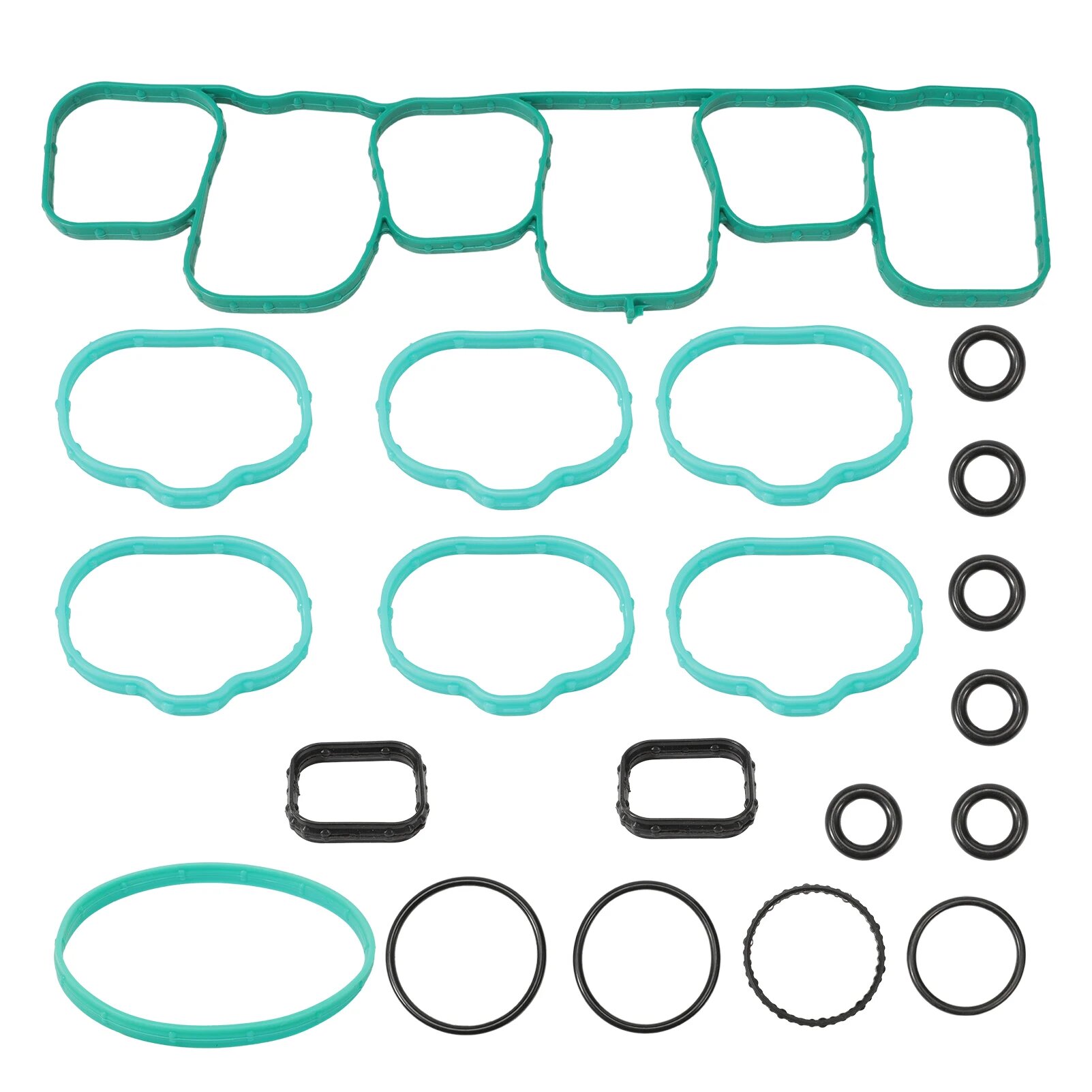 Комплект прокладок нижнего и верхнего впускного коллектора, 20 шт, MS971181 MS19931 для Ford Edge Explorer F-150 Flex Taurus Mustang 111050201