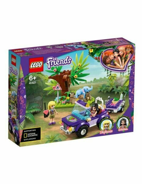Lego 41421 Friends Джунгли: спасение слонёнка