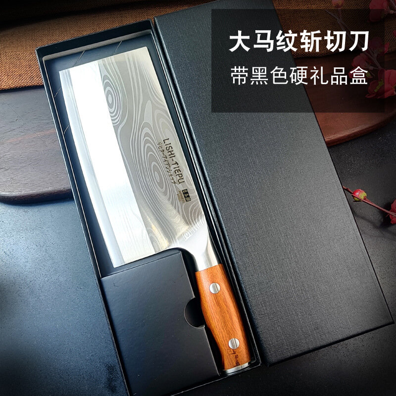 Кухонный нож с дамасским узором от Li's Iron Shop, домашний шеф-нож для нарезки, нержавеющая сталь, острый нож для женщин, универсальный нож для нарезки