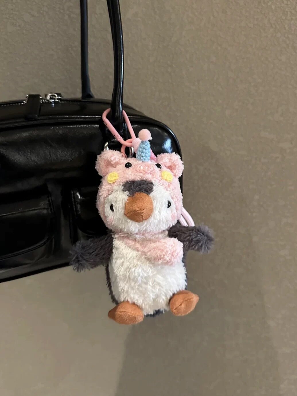 Милый брелок с подвеской в виде пингвина, подвеска для сумки, украшение для рюкзака, плюшевая игрушка, маленький пингвин, плюшевая подвеска