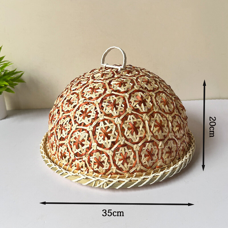 Вьетнамский бамбуковый плетеный чехол для посуды, ручной работы, пылезащитный, защитный от насекомых, чехол для еды, чехол для стола, защита от комаров
