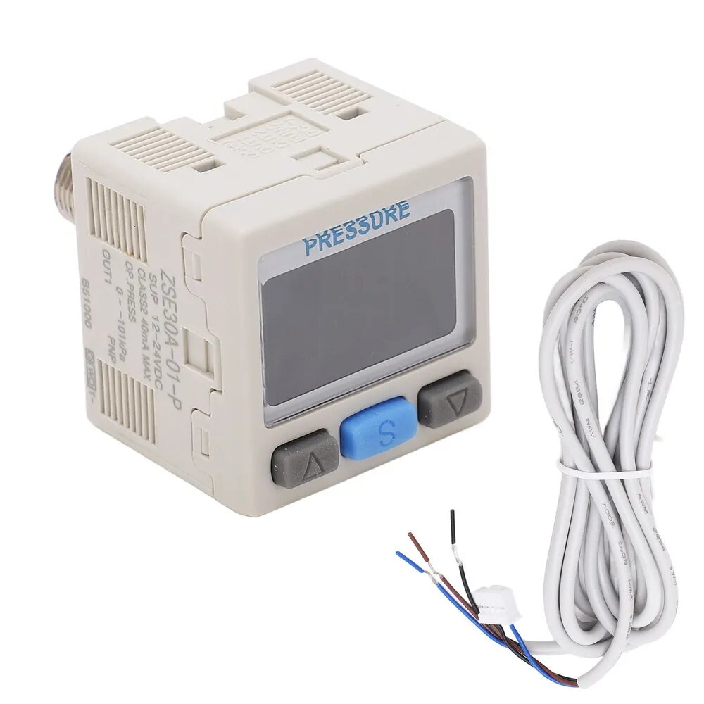 Цифровой датчик давления ZSE30A-01-P SUP 12-24VDC Класс 2 40мА Макс. Для контроля давления воздуха
