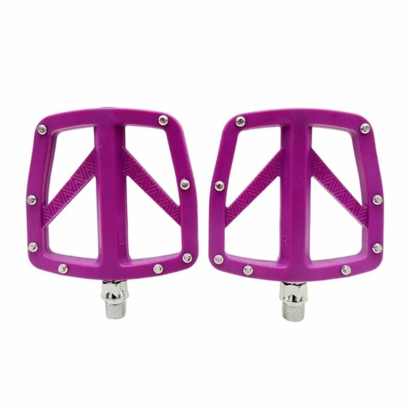 2lot High Sightdes Нейлоны велосипедные педальные дорожные велосипеды, герметичные для энтузиастов, Фиолетовый