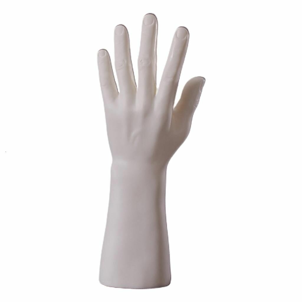 Мужская манекен-рука для демонстрации часов и перчаток, Белый - Левая рука