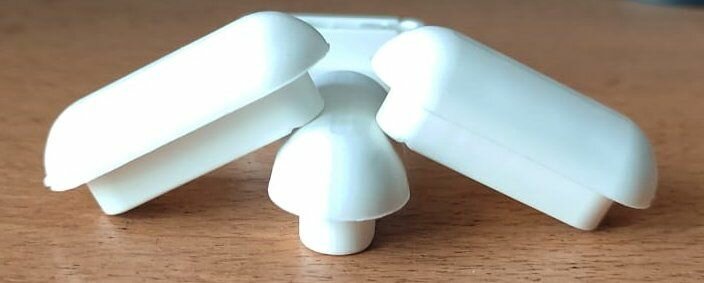 Набор Демпферов в сиденье для унитаза White 4шт буферы амортизаторы