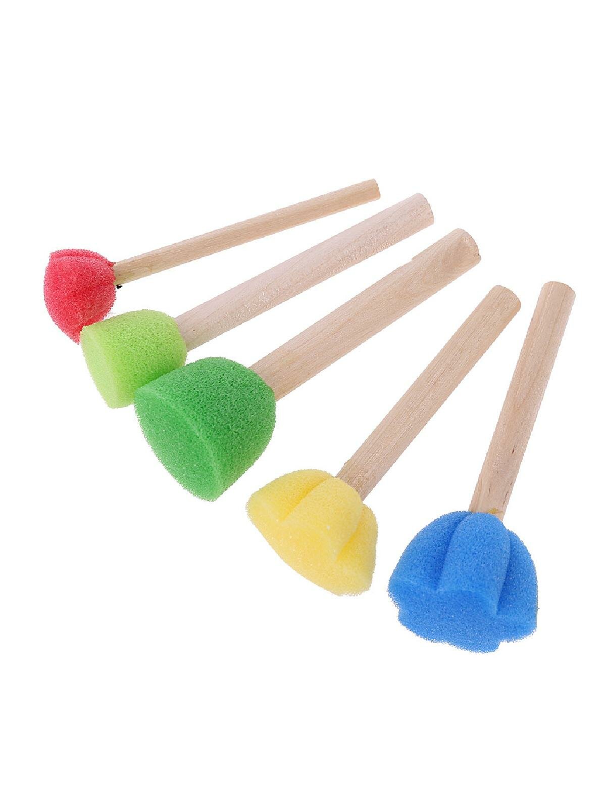 1 комплект из 5 уплотнений с бревенчатой губчатой головкой (случайный цвет)