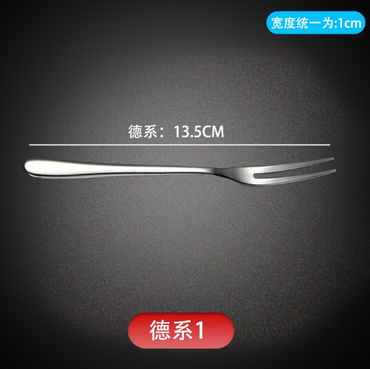 304 вилка для фруктов из нержавеющей стали простая Толстая маленькая вилка Корейская Десертная Вилка Повседневная вилка