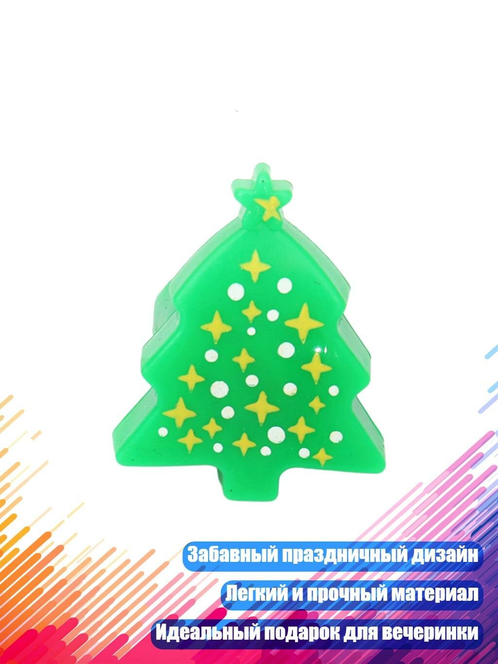 Светодиодное кольцо на палец для Рождества, Маленькое дерево