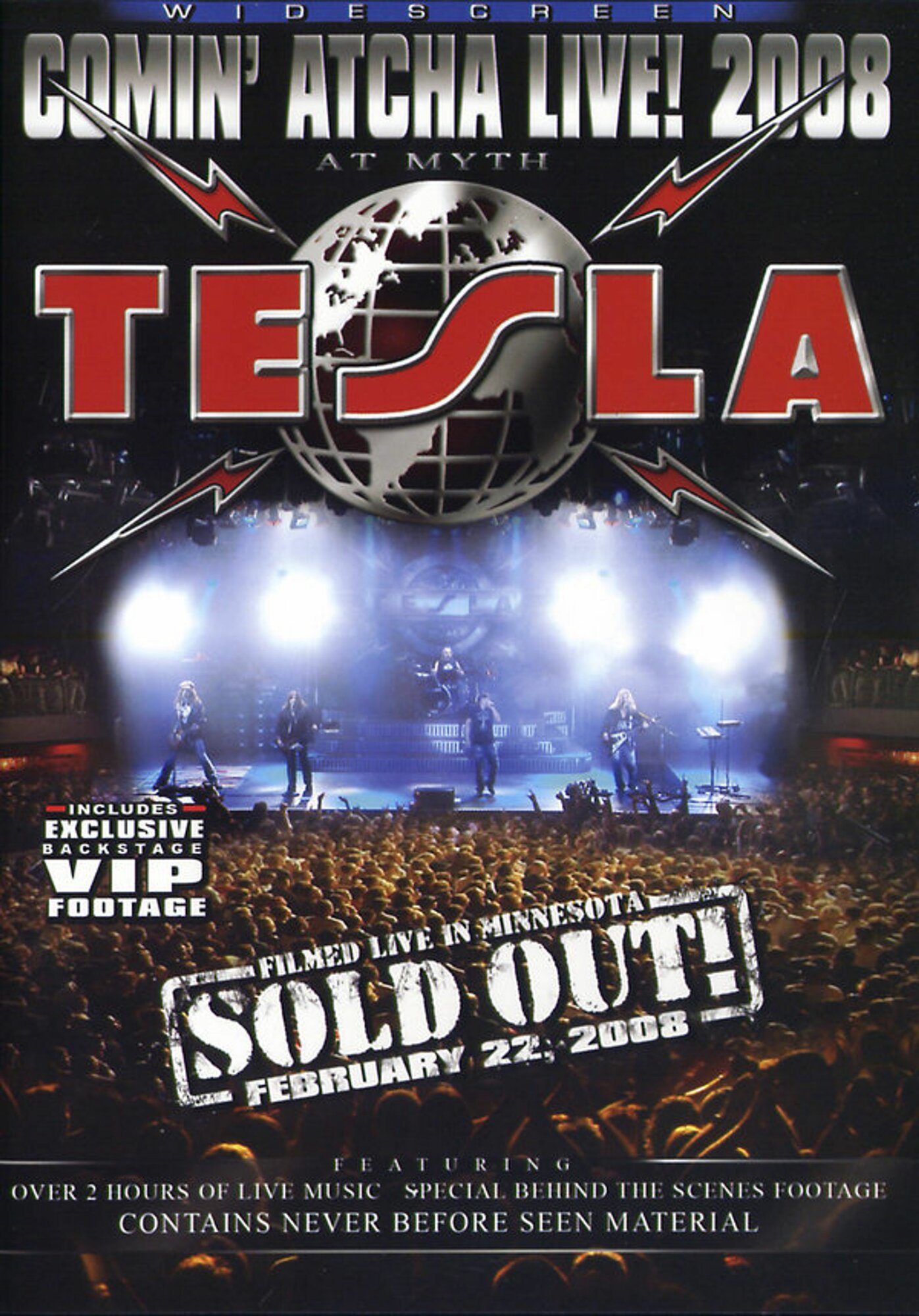 Компакт-диск Tesla - Comin' Atcha Live! 2008 (1 DVD)