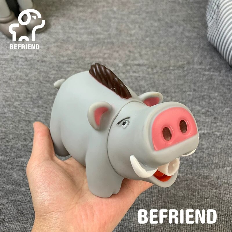 Игрушка для животных TT: пищащая игрушка в виде дикого кабана для развлечения питомцев, для французских бульдогов,