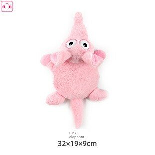 Ультразвуковая бесшумная игрушка для собак AFP: плюшевый крокодил/лев для прорезывания зубов, чистки зубов и снятия