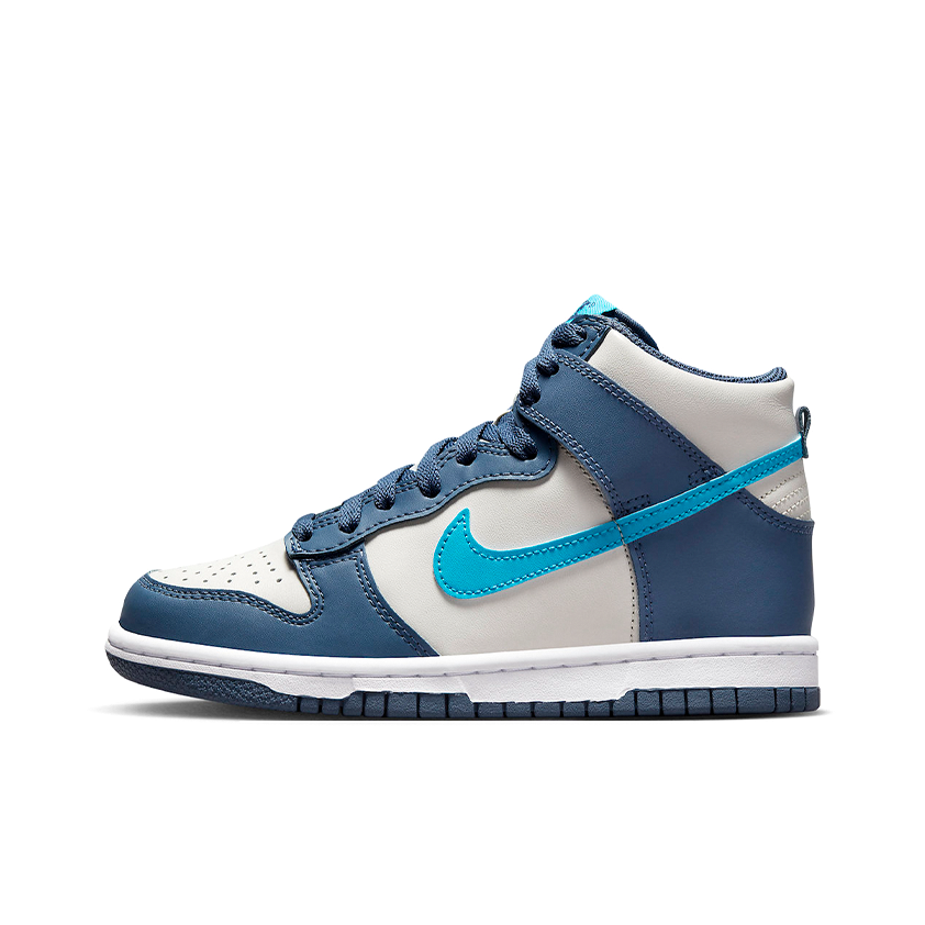 Кеды NIKE Dunk High, размер EU 37,5 стопа (23.5CM), серый — фото 1