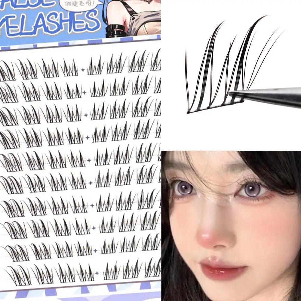 Накладные ресницы Fox-Style черные