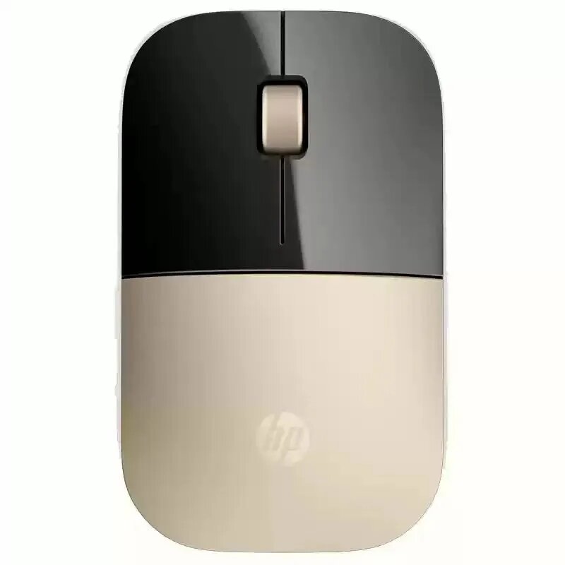 HP Мышь беспроводная HP Z3700, черный, золотой