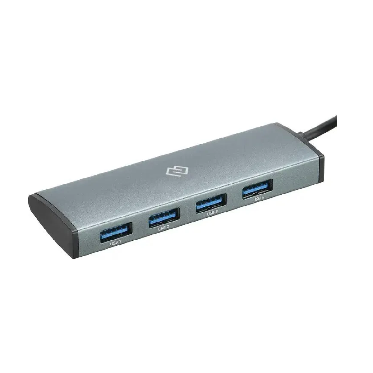 Разветвитель USB-C Digma HUB-4U3.0-UC-G, USB 3.0 (4), 20см, серый