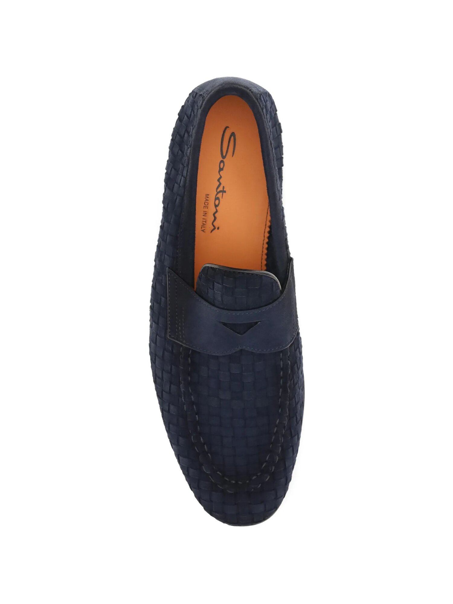 Лоферы Santoni Woven strap loafers, размер 42.5 — фото 1