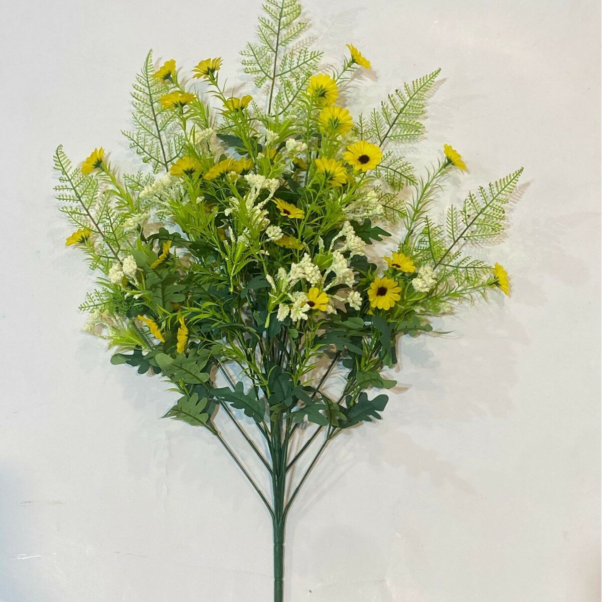 Искусственные цветы пластиковые 19 головок маленькие ромашки фальшивые цветы в наличии растение домашнее садоводство декорация новинка сушеные цветы