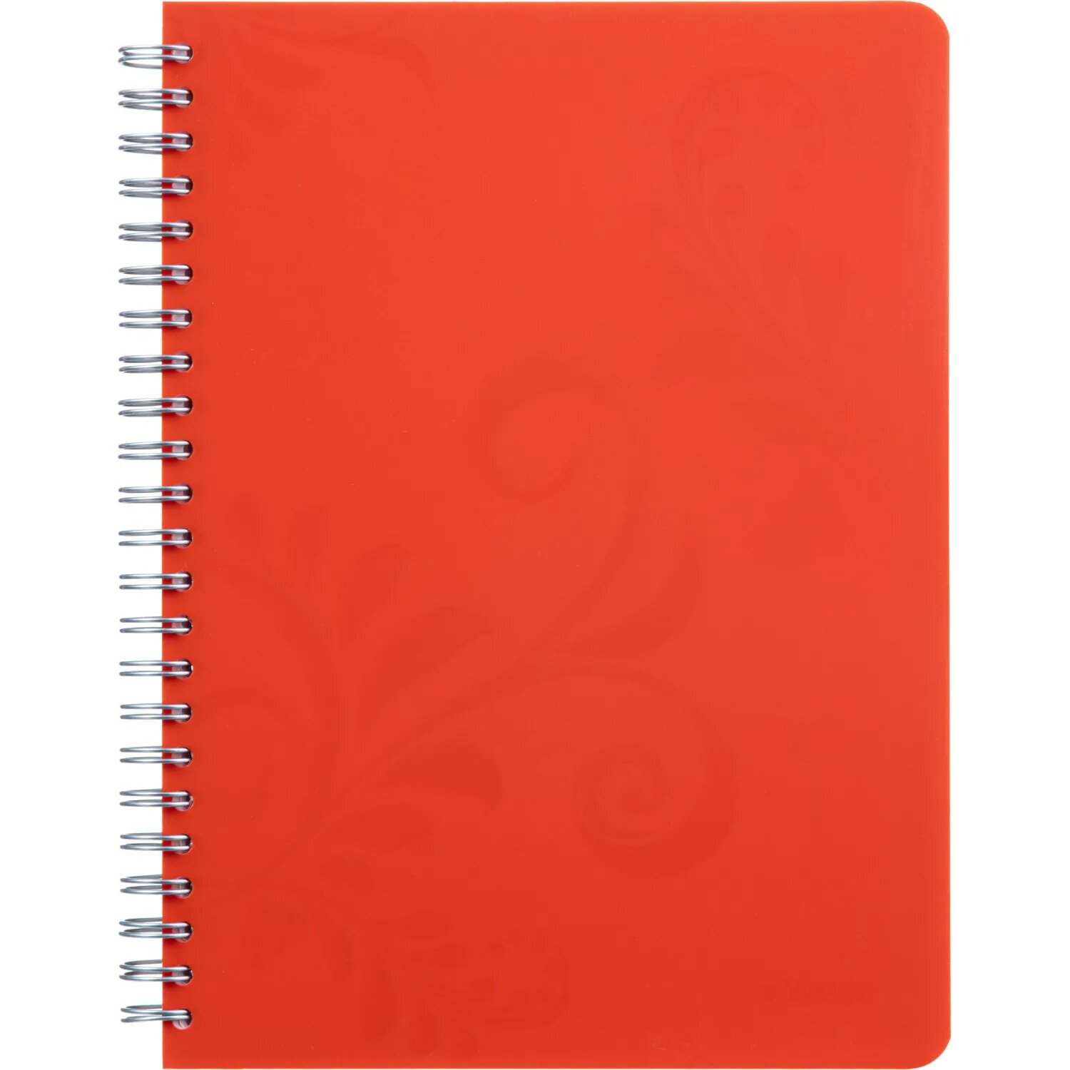 Бизнес-тетрадь Комус Русская серия красный А5 96л. плас. обл. клетка, ев