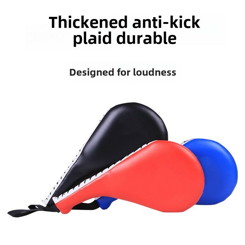 Taekwondo Foot Target Double Leaf Target для взрослых и детей, фитнес, бокс, санда, бой, тренировка, Chicken Leg Target, Hand Target (Черный, Free size)