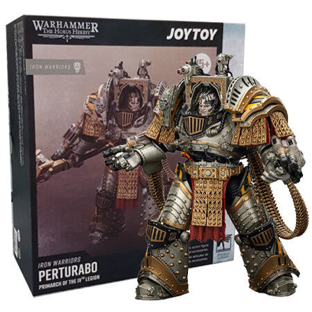 Коллекционная фигурка 1/18 JoyToy - Warhammer Horus Heresy - Пертурабо, примарх Железных Воинов (JT01819)