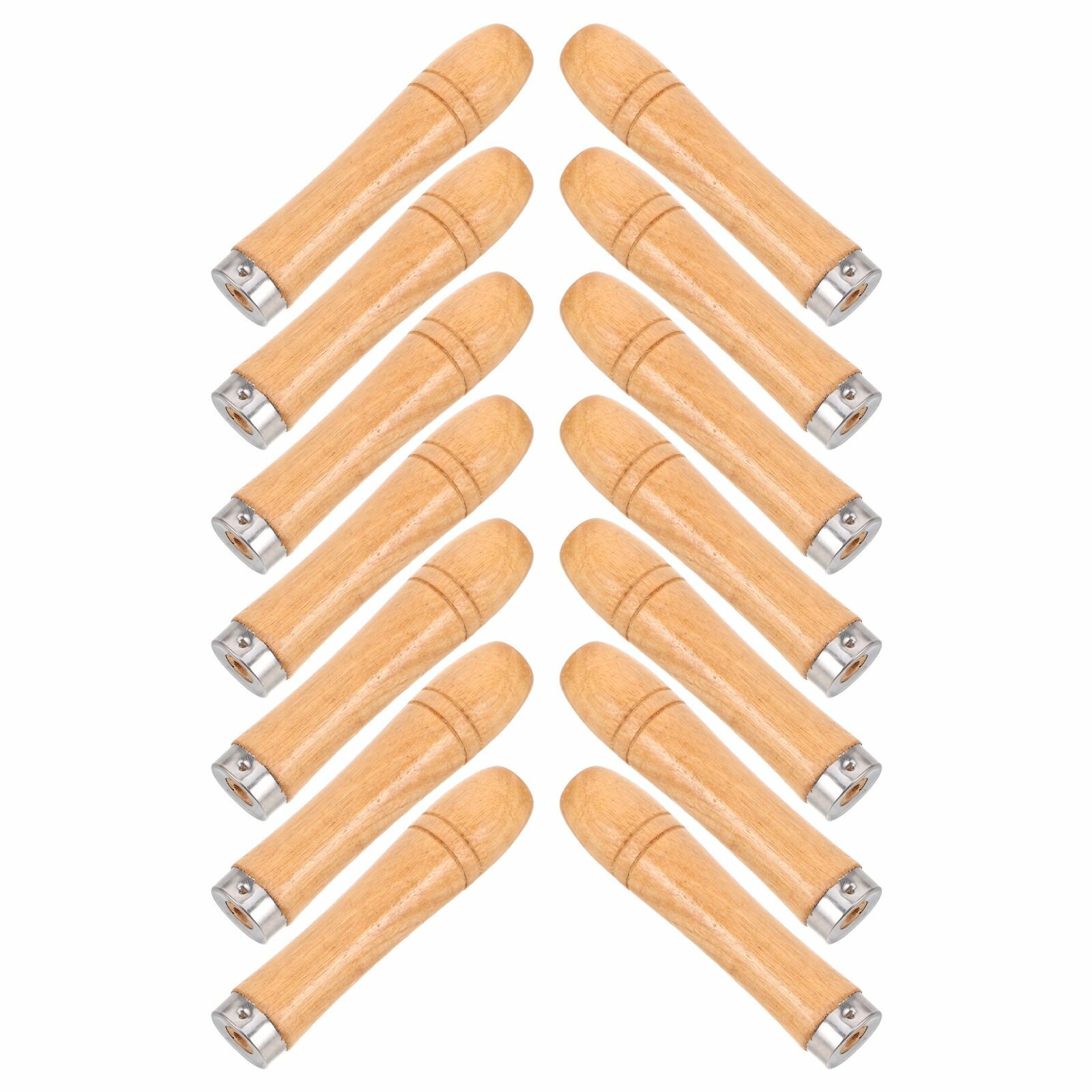 Термостойкие деревянные ручки для вилок гриля, 14 штук для замены и ремонта