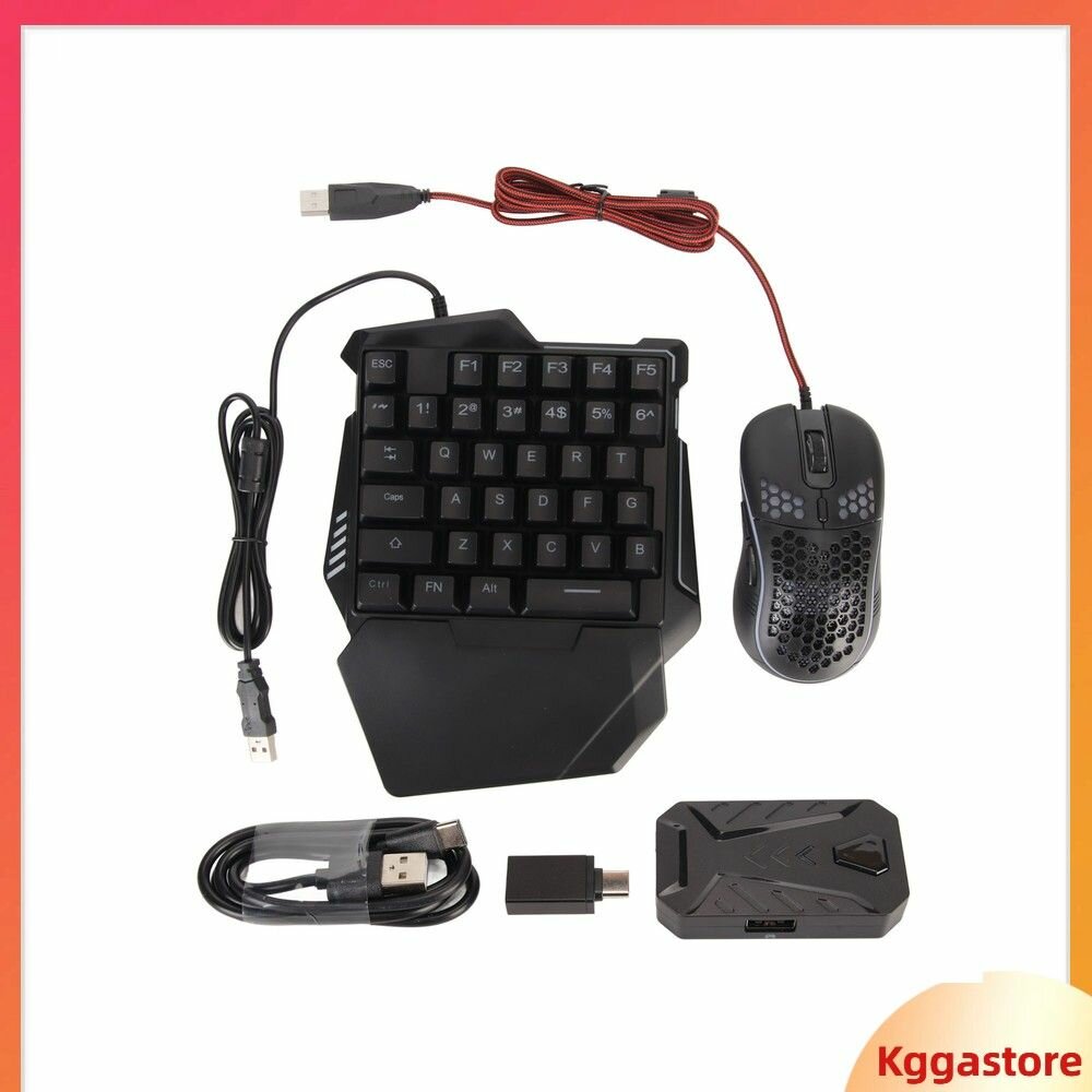 Конвертер клавиатуры Set, silent design, plug and play. Конвертер игровой клавиатуры и мыши для PS4, XboxOne, Switch