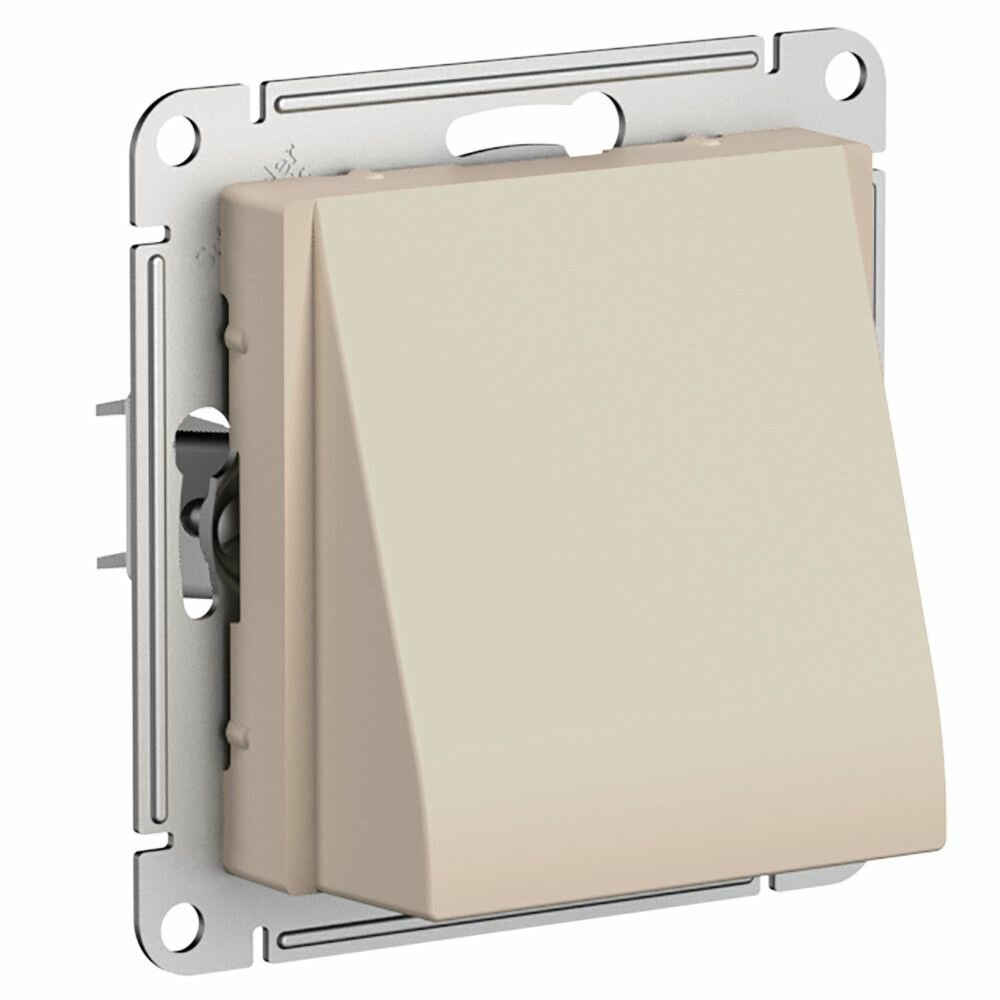 Вывод кабеля Systeme Electric ATLASDESIGN, механизм, песочный, пластиковый, декоративный