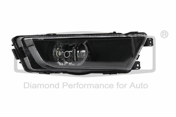 Фара противотуманная DPA 99411508402 R Skoda Octavia III 2013-2017 черная