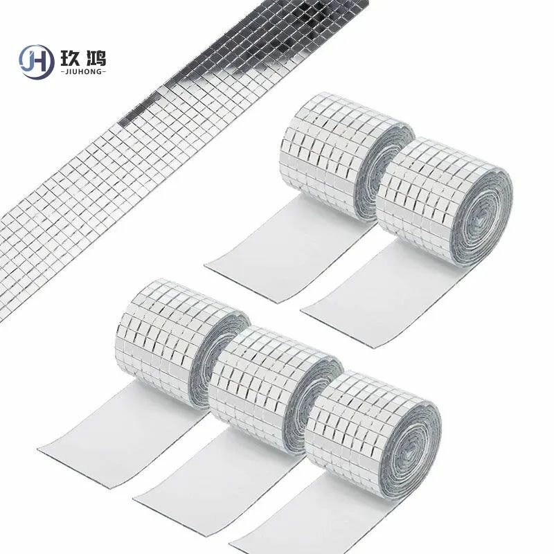 Зеркальная лента мозаика самоклеящаяся