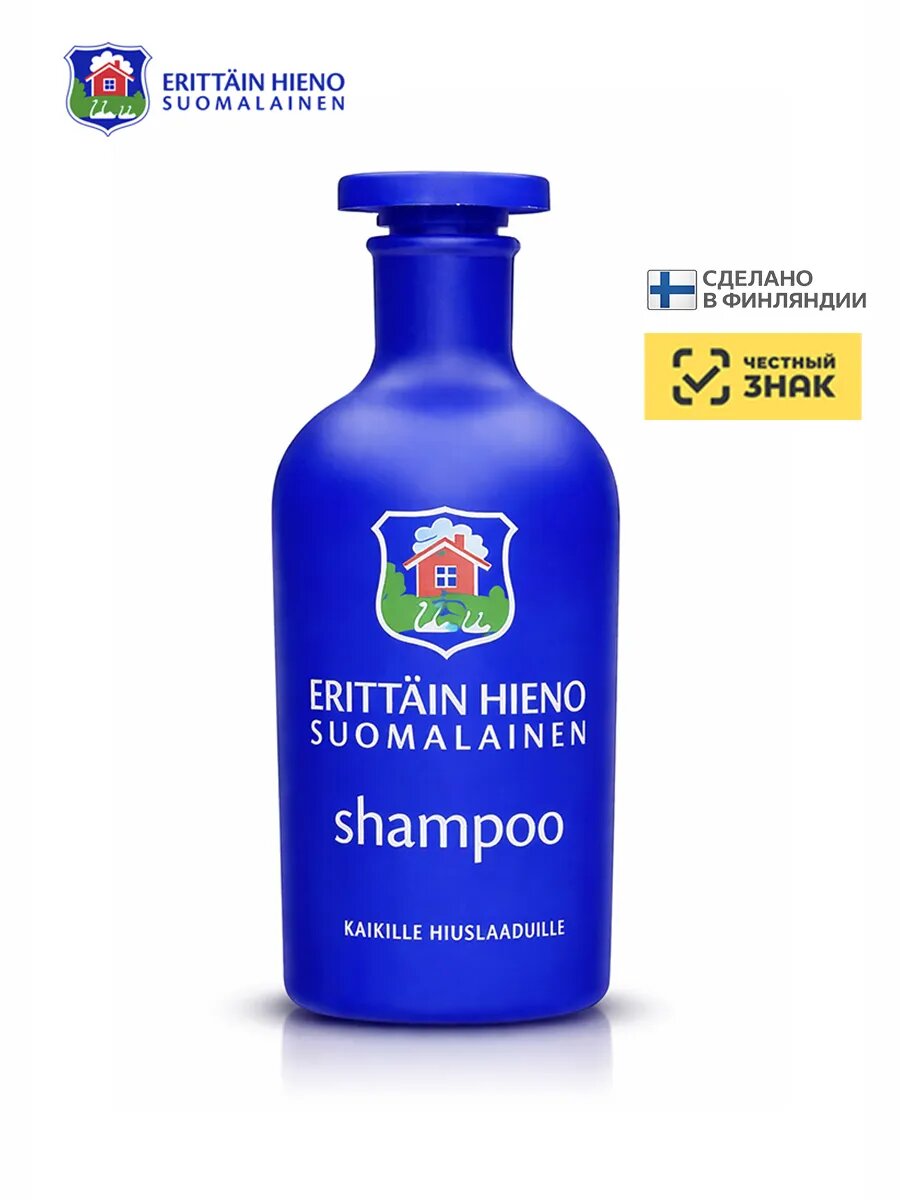 Шампунь для волос Erittain Hieno Suomalainen 300мл, ежедневный уход