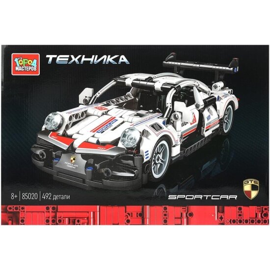 Конструктор Город Мастеров Суперкар (инерция), 492 дет, 85020-ZH