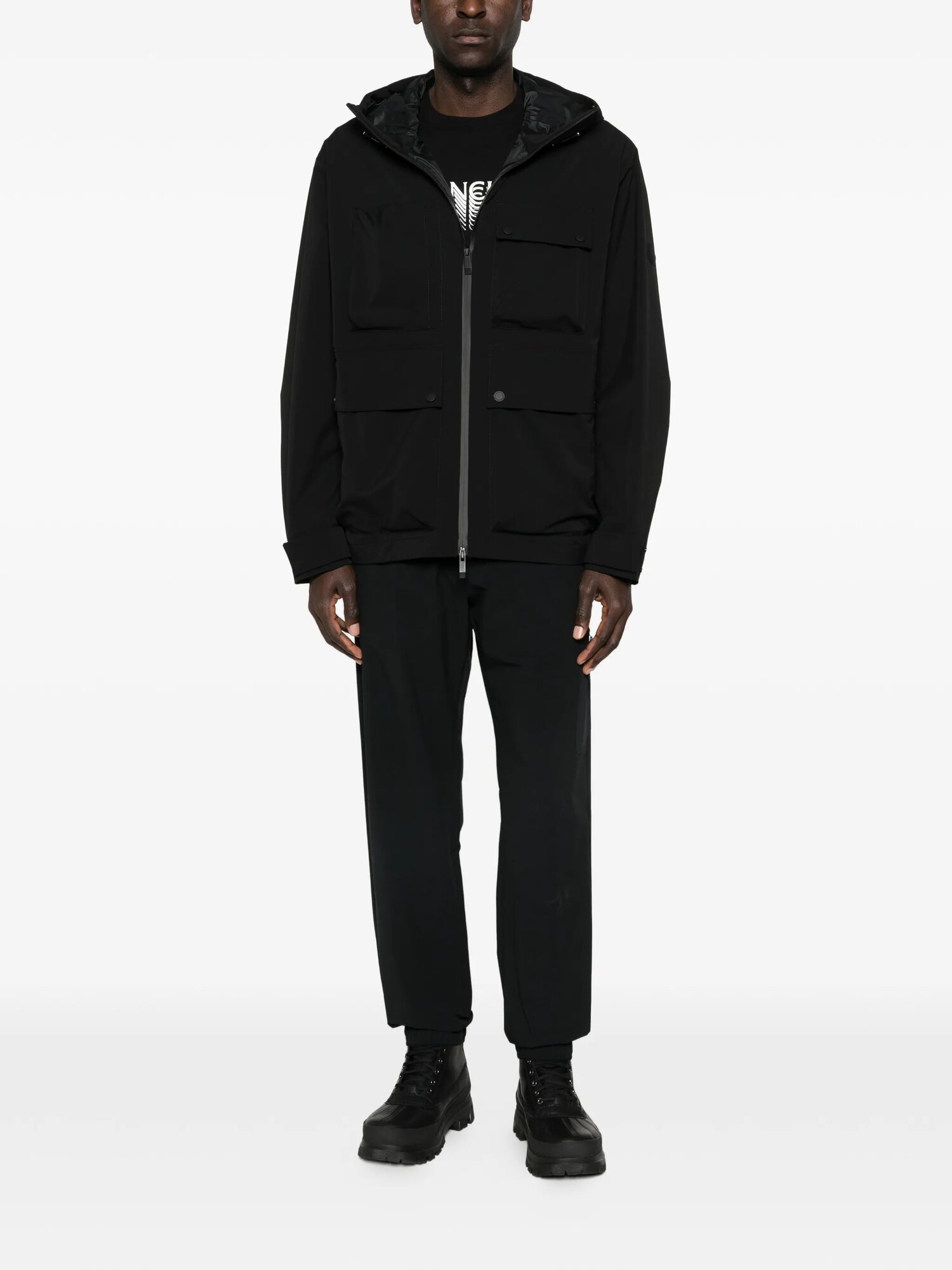 Куртка Moncler Arcturus, размер 54, black/black — фото 1