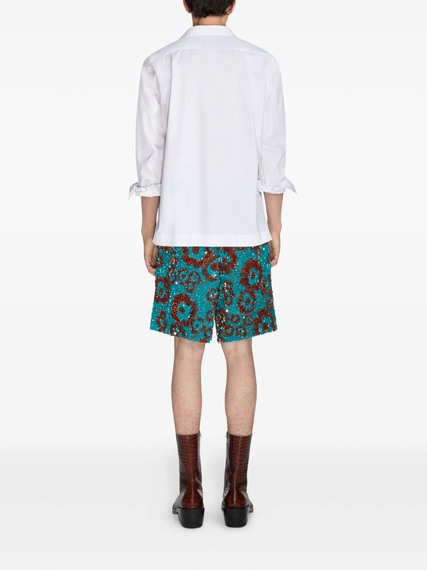 Рубашка Dries Van Noten White shirt, размер 44, white — фото 1